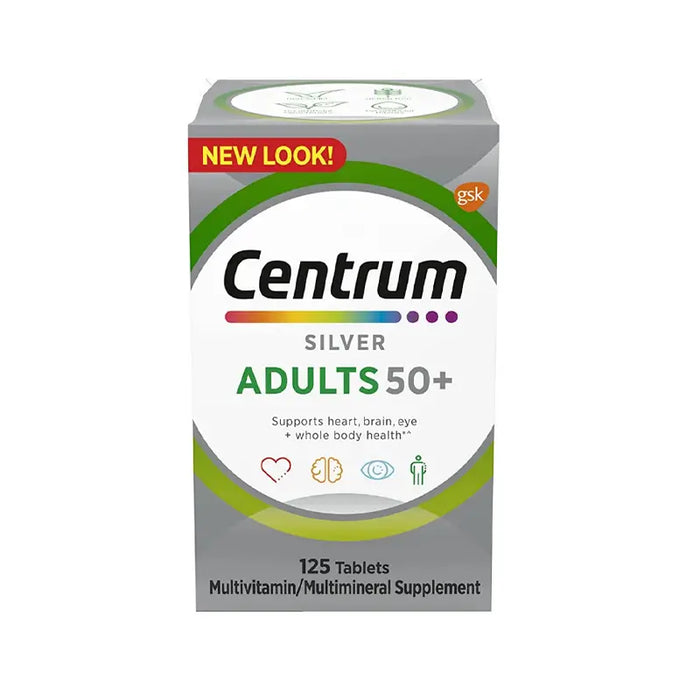 CENTRUM SILVER ADULTS 50+ 125S | Meri Pharmacy