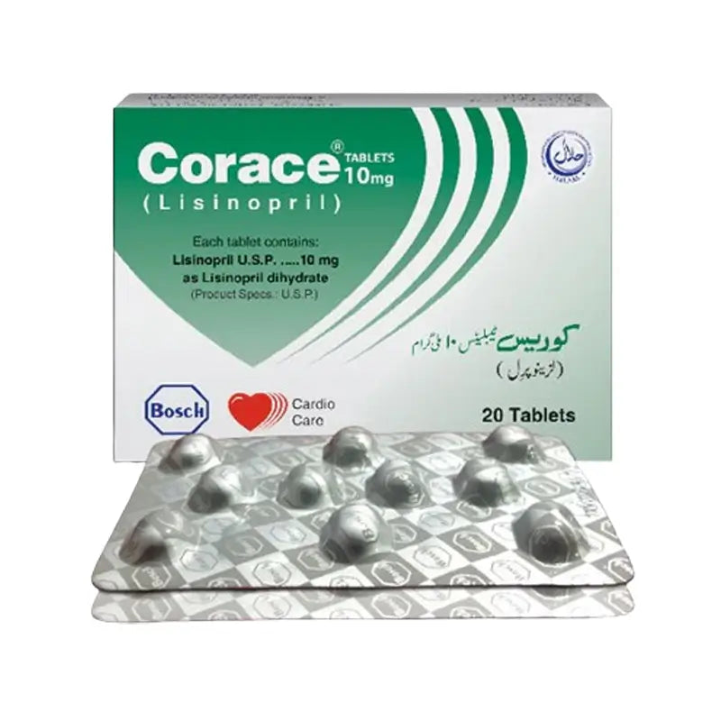 CORACE TABLET 10 MG 2X10S | Meri Pharmacy