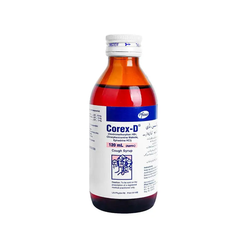 COREX-D COUGH SYRUP 120ML 1'S | Meri Pharmacy