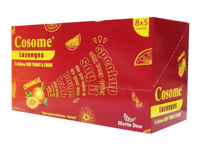 COSOME LOZENGES ORANGE 5X8S | Meri Pharmacy