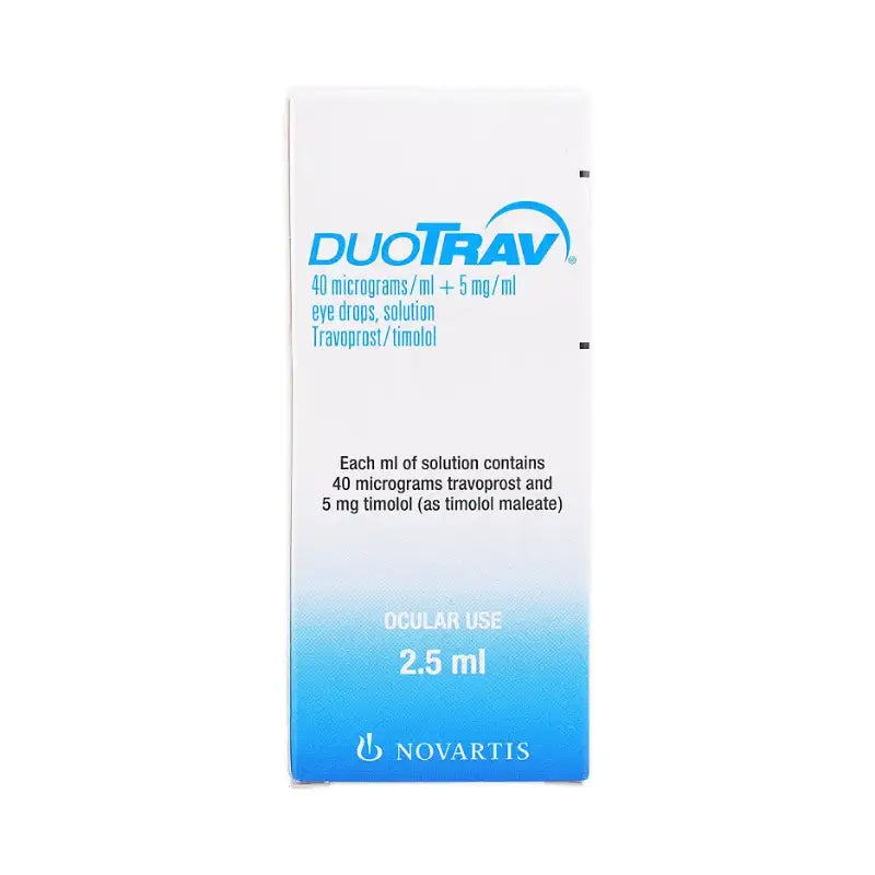 DUOTRAV EYE DROPS 2.5ML 1S | Meri Pharmacy