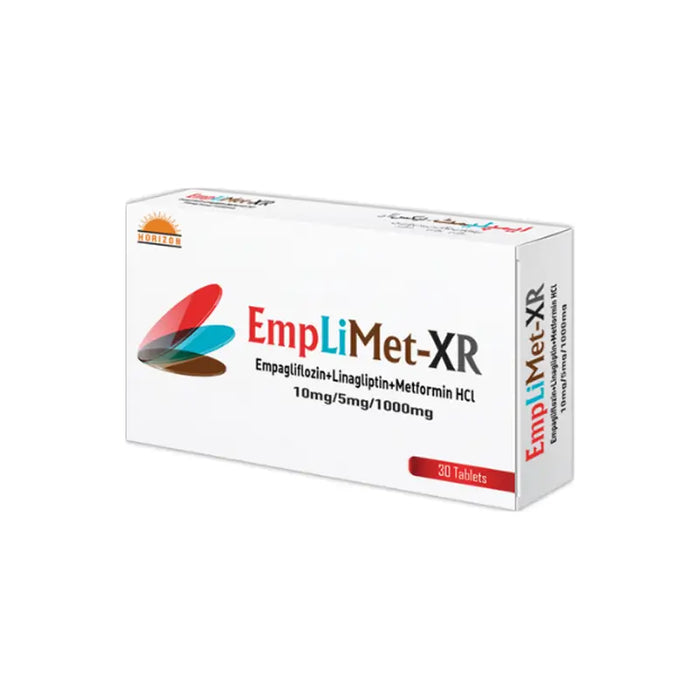 EMPLIMET-XR 10MG/5MG/1000MG TABLETS 3X10S | Meri Pharmacy