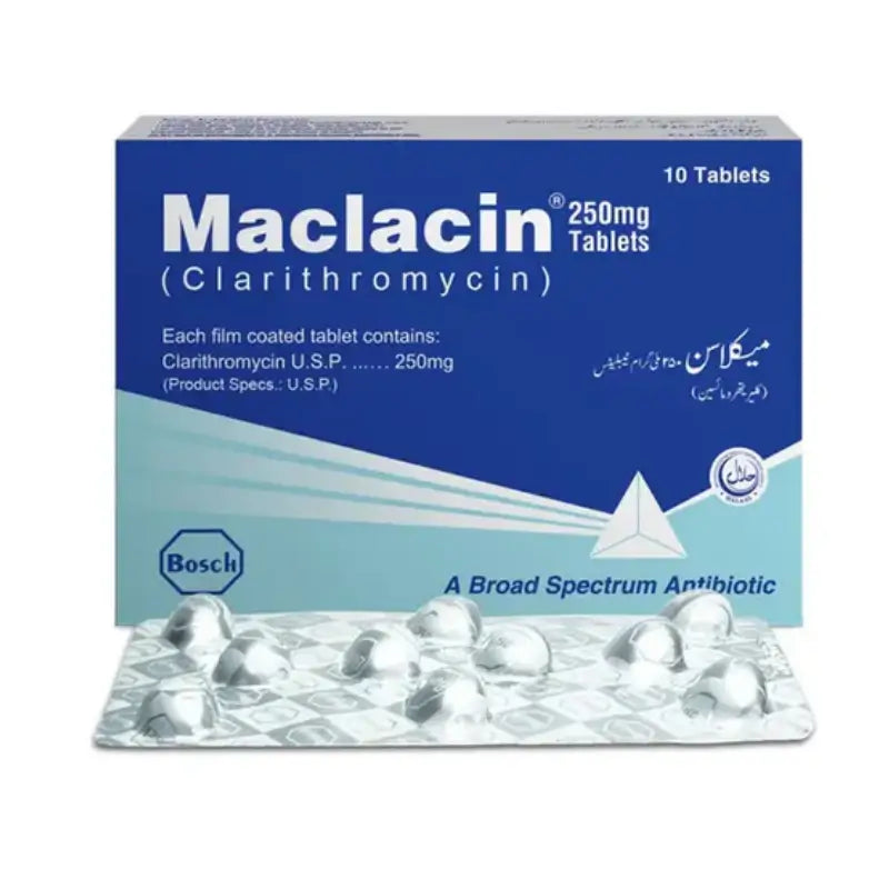 MACLACIN TABLET 250 MG 10S | Meri Pharmacy