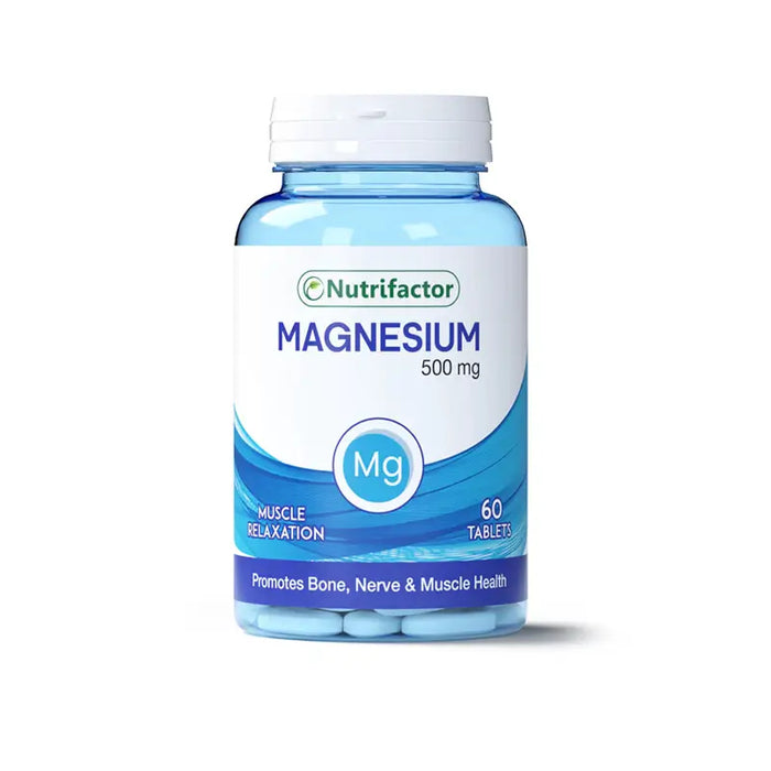 NUTRIFACTOR MAGNESIUM 500MG TABLETS 1X60'S | Meri Pharmacy