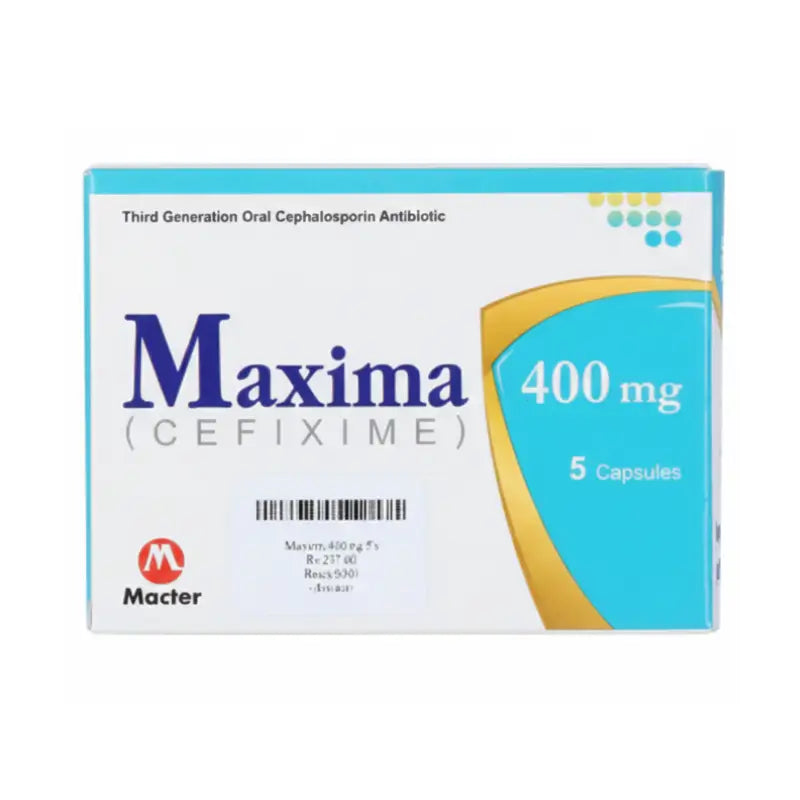 MAXIMA CAPSULE 400 MG 5S | Meri Pharmacy