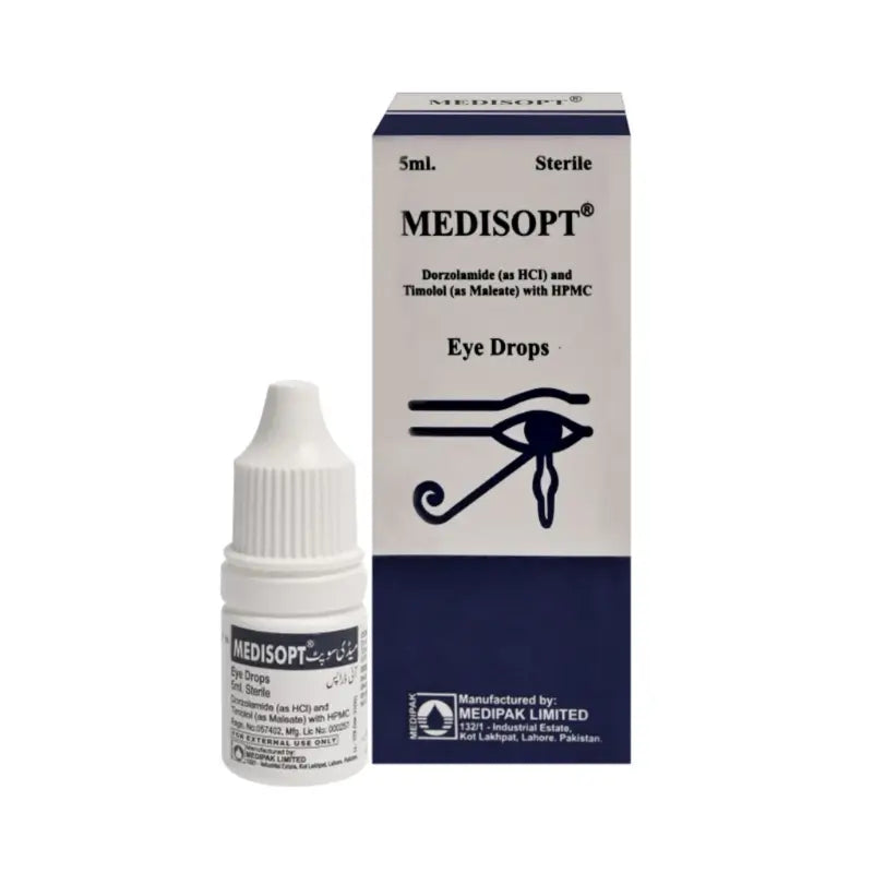 MEDISOPT 5ML EYE DROP 1S | Meri Pharmacy