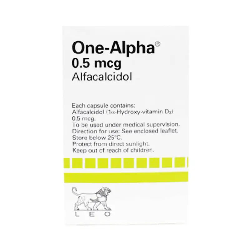 ONE-ALPHA CAPSULE 0.5 MCG 30S | Meri Pharmacy