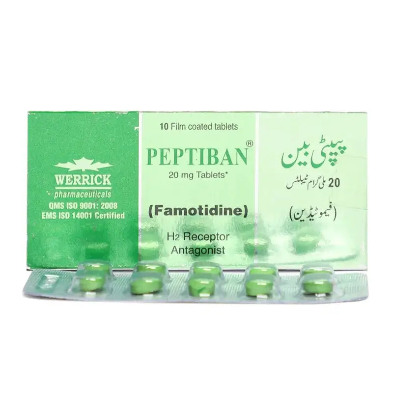PEPTIBAN TABLET 20MG 1X10S | Meri Pharmacy