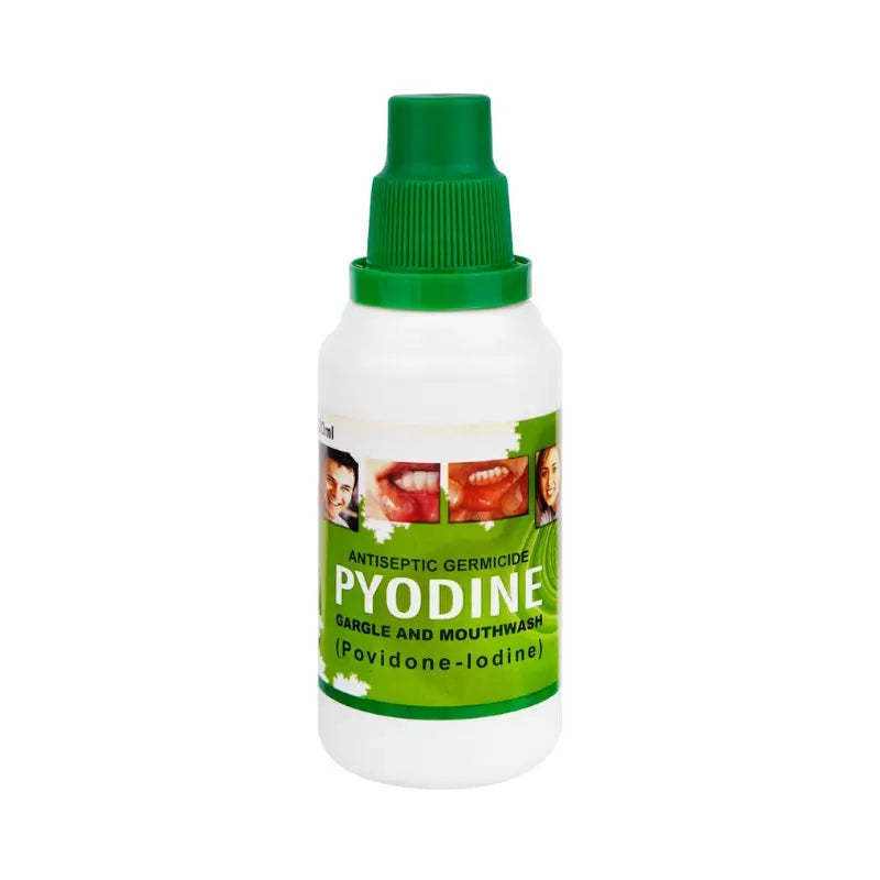 PYODINE MOUTH WASH SOL 1% 120ML 1S | Meri Pharmacy