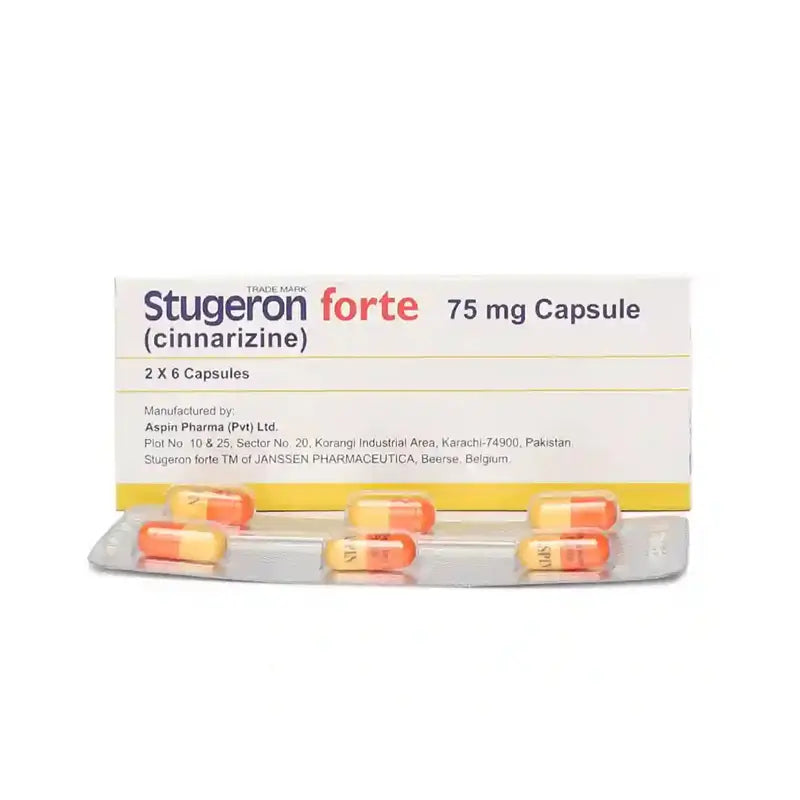 STUGERON FORTE CAPSULE 1X12S | Meri Pharmacy