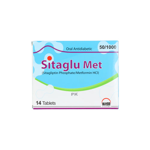 SITAGLU MET TABLET 50/1000MG 2X7S — Meri Pharmacy