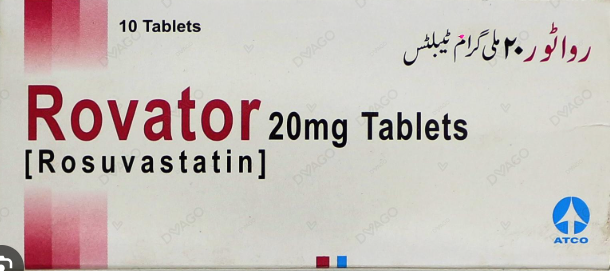 ROVATOR TABLET 20 MG 10S | Meri Pharmacy