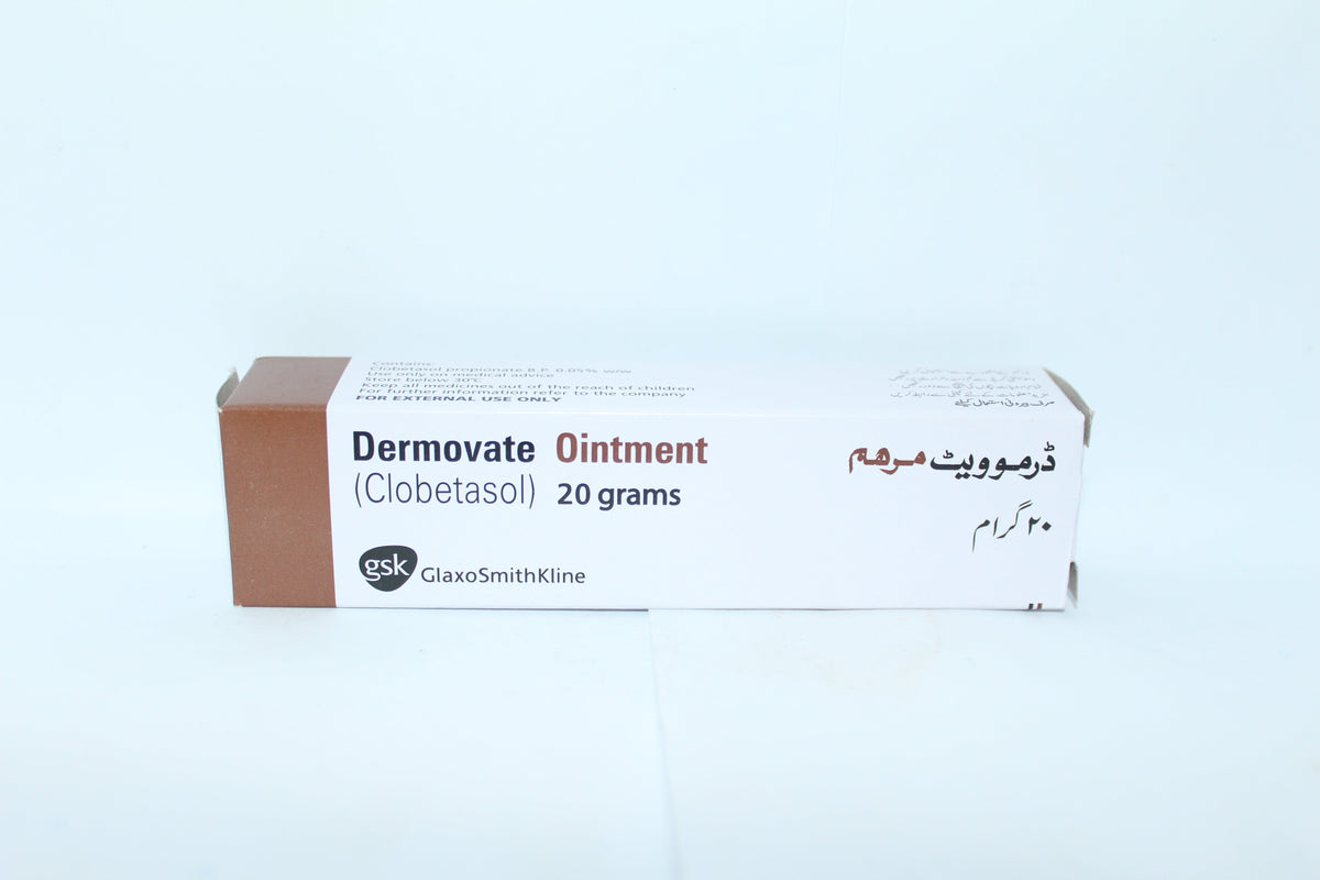 DERMOVATE CREAM 20G 1S — Meri Pharmacy