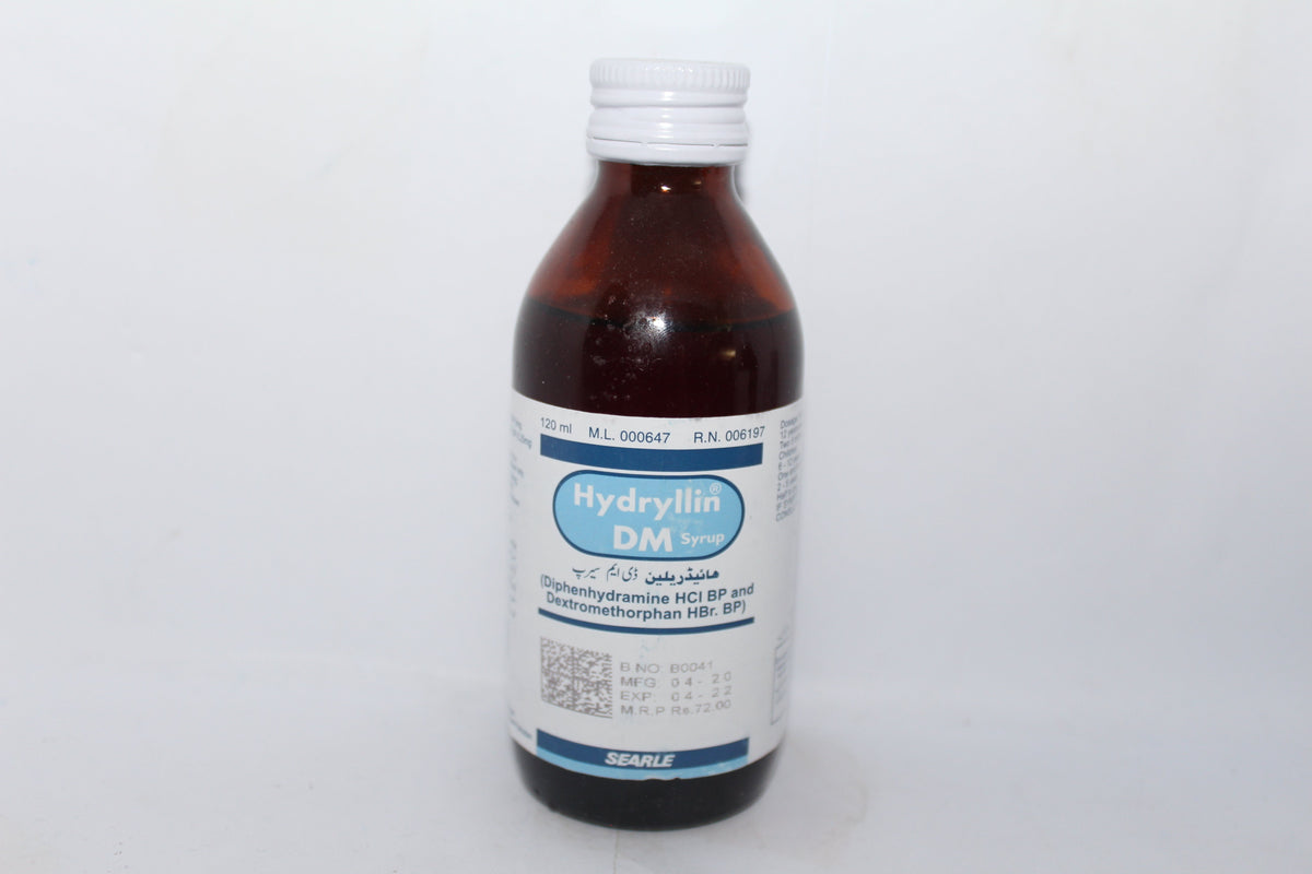 HYDRYLLIN DM SYRUP 120ML 1S — Meri Pharmacy