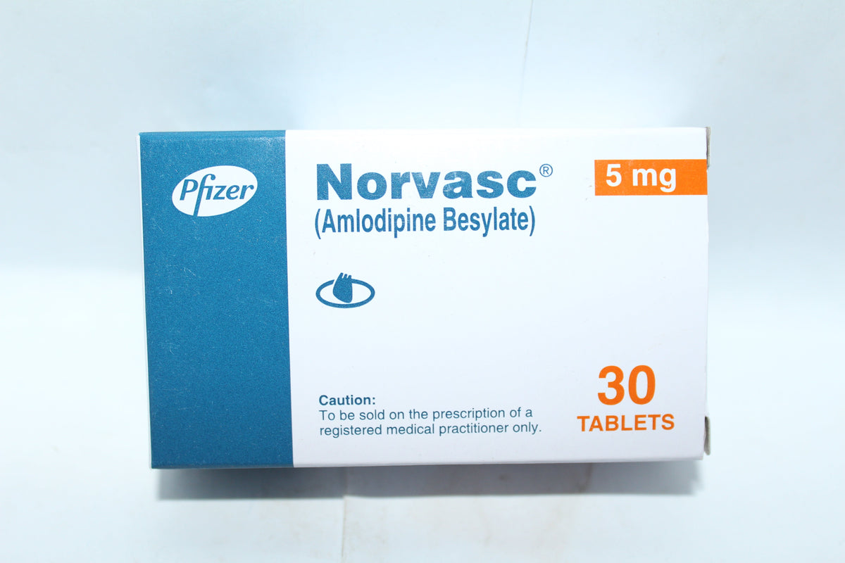 NORVASC TABLET 5 MG 3X10S — Meri Pharmacy