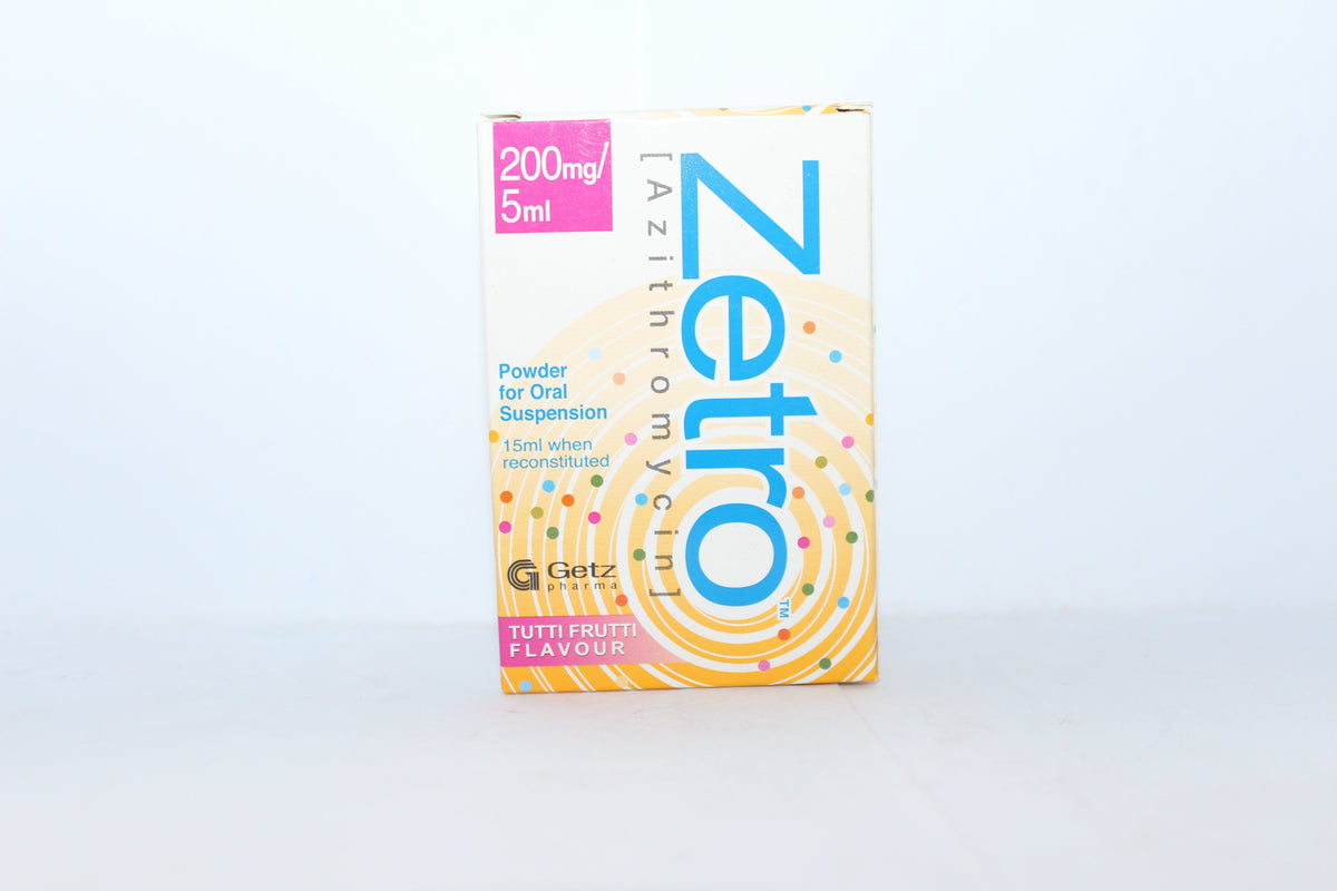 ZETRO 200MG/5ML SUSPENSION 1S — Meri Pharmacy