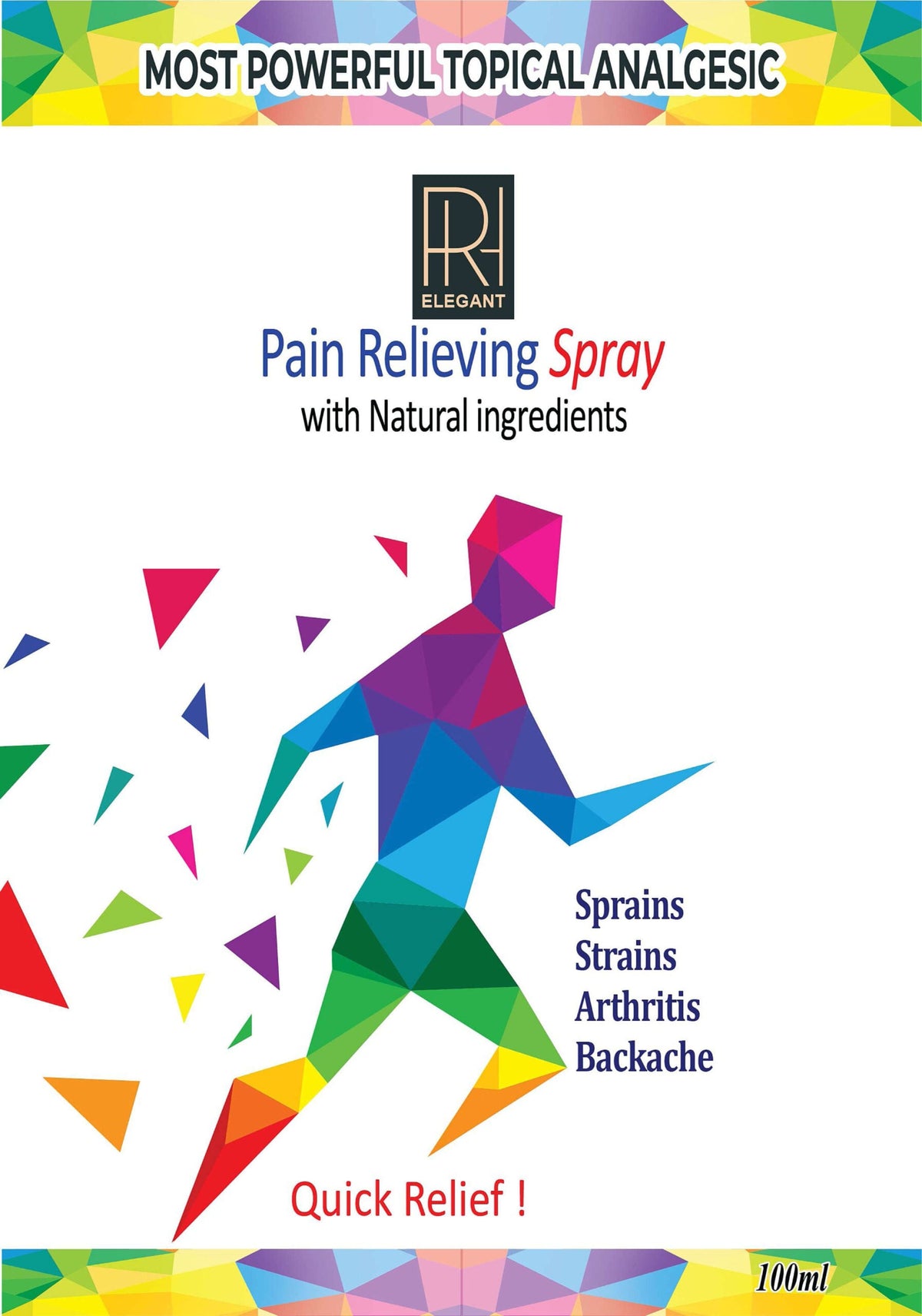 RH PAIN RELIEVING SPRAY 1S — Meri Pharmacy